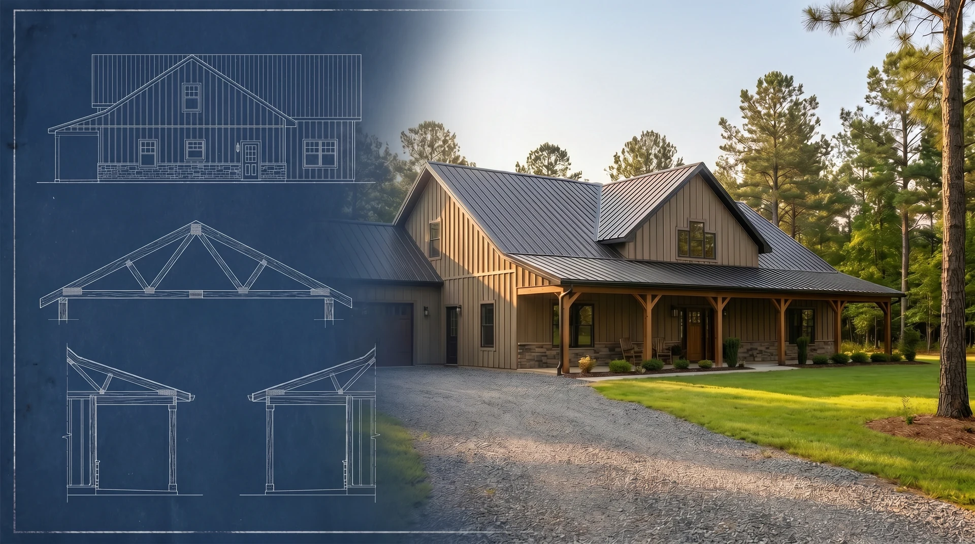 Craftsman Series | Finish-Yourself Homes | Sherman Buildings